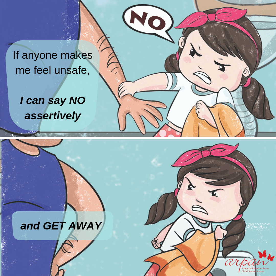 Teach Children Personal Safety Rules/Guidelines - Arpan NGO